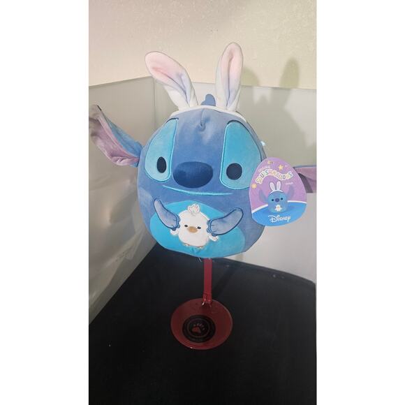 Toys | Squishmallow Kellytoy Plush Disney Stitch With Bunny Ears 8 ...